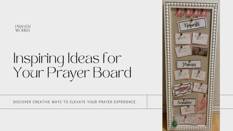 20 Prayer Board Ideas For Growing In Your Faith - Hope Filled Faith