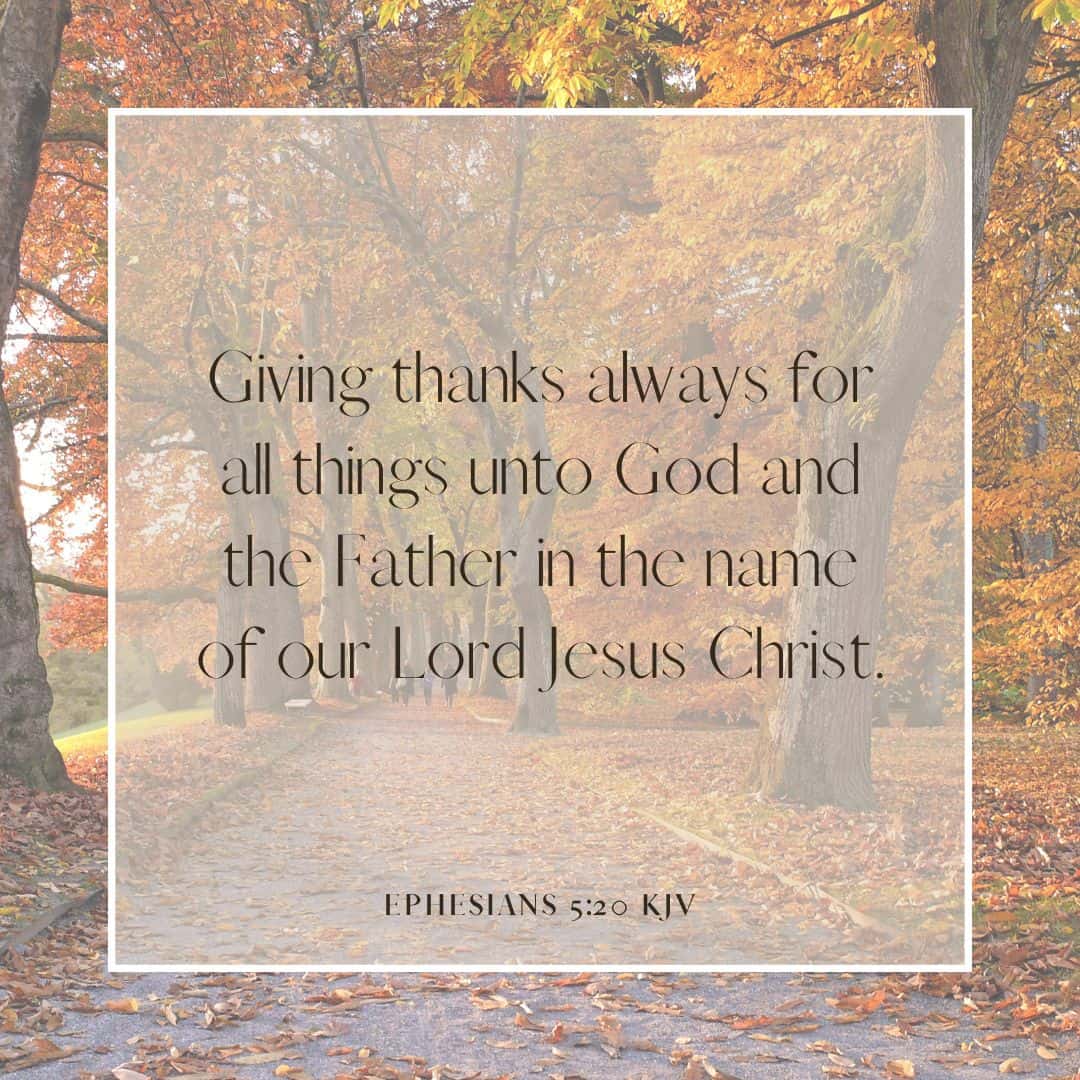 20 Thanksgiving Bible Verses With Gratitude Printable - Hope Filled Faith