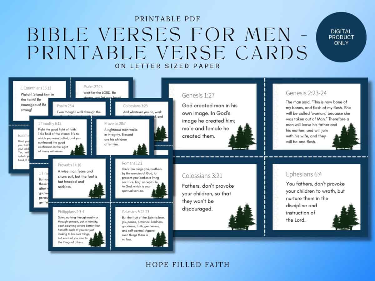 Bible Verses For Men: 31 Important Scriptures For Men