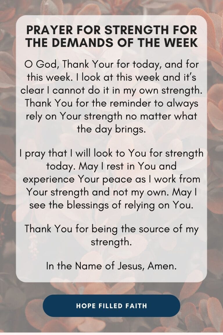 11 Powerful Monday Prayers To Start Your Week Right