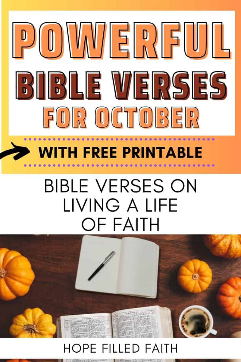 Bible Verses For October: 31-Day Reading Plan On Faith