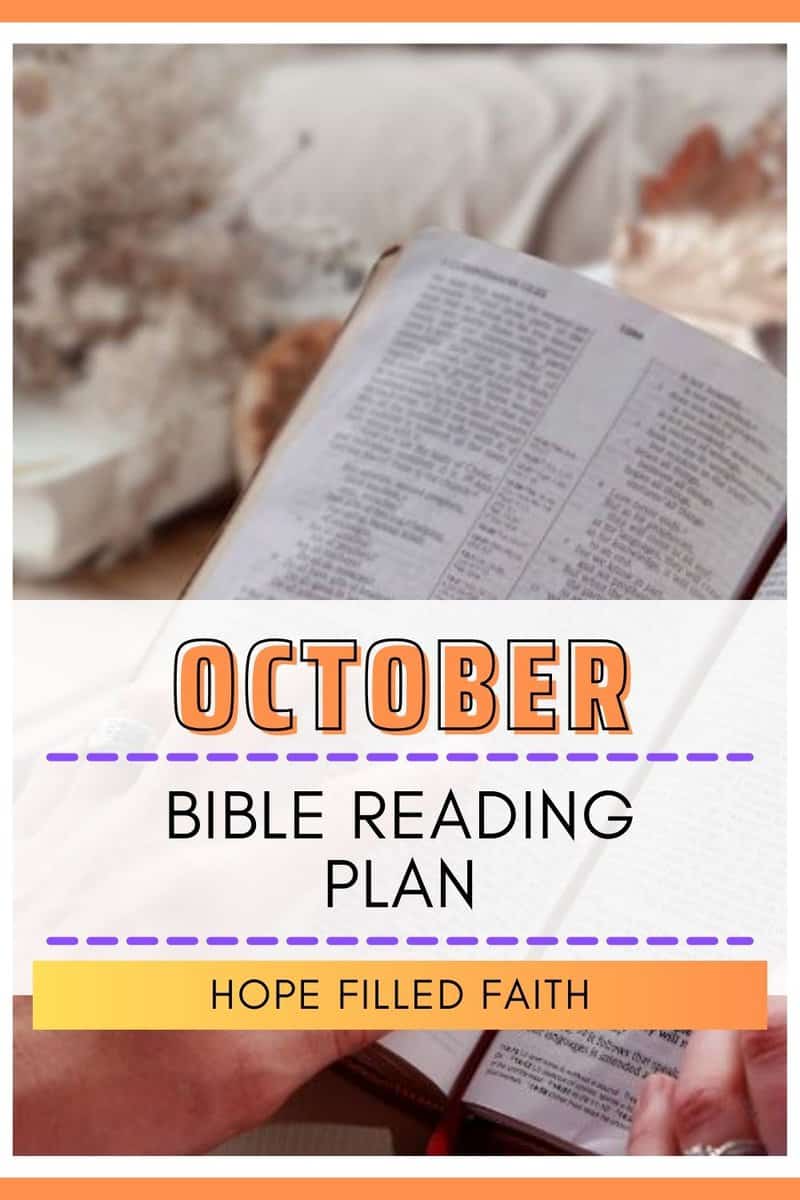 Bible Verses For October: 31-Day Reading Plan On Faith