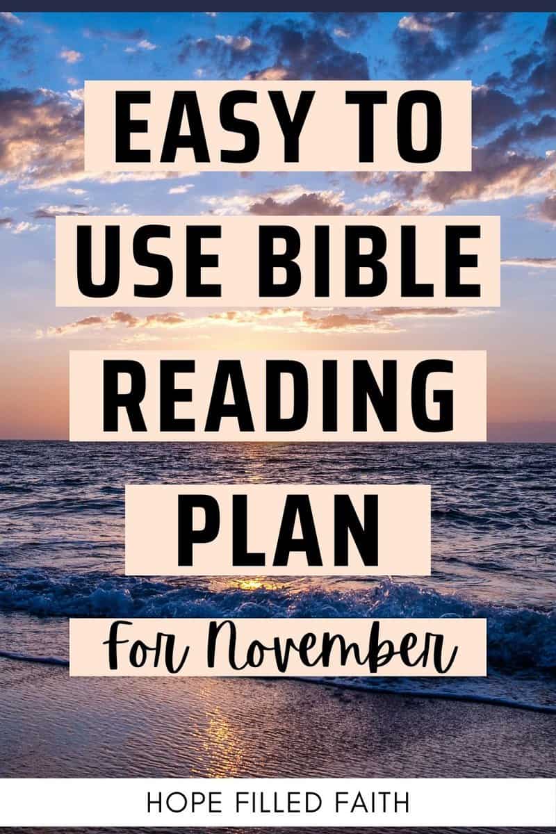 Bible Verses For November: Free 31 Day Printable Reading Plan On Gratitude