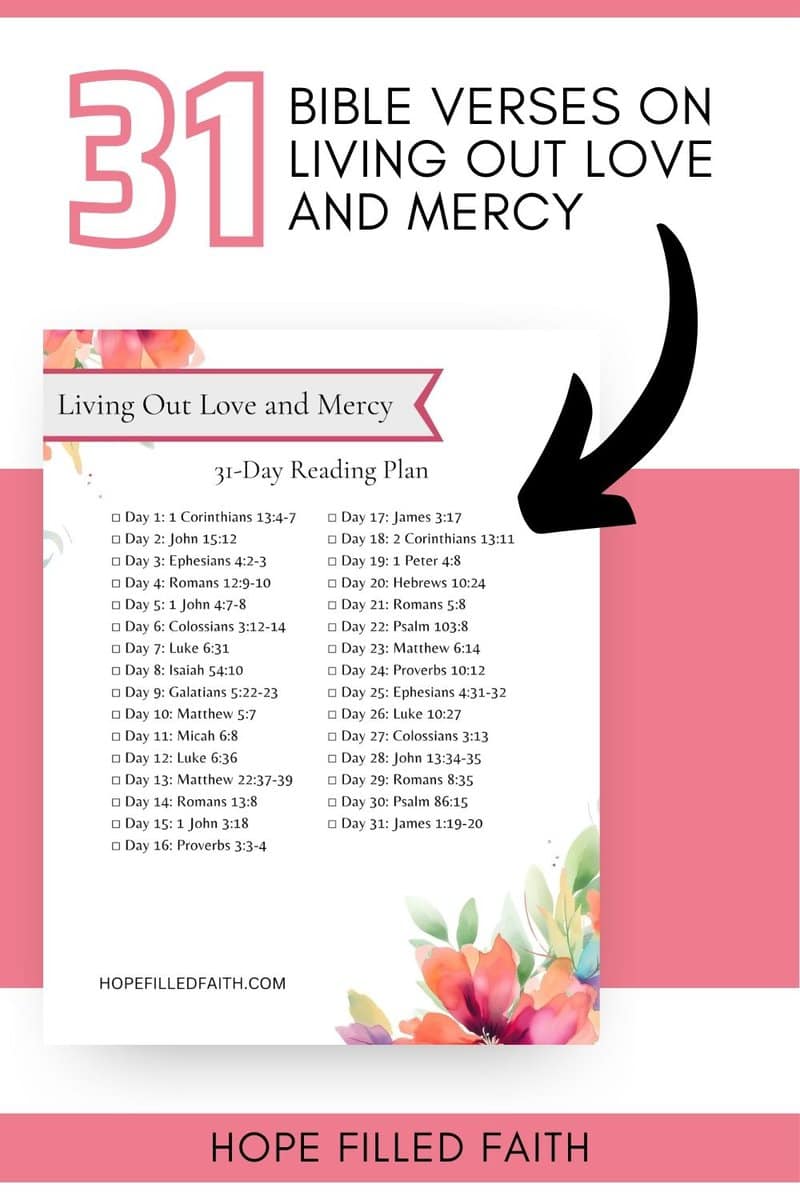 Bible Verses For February: Living Out Love And Mercy