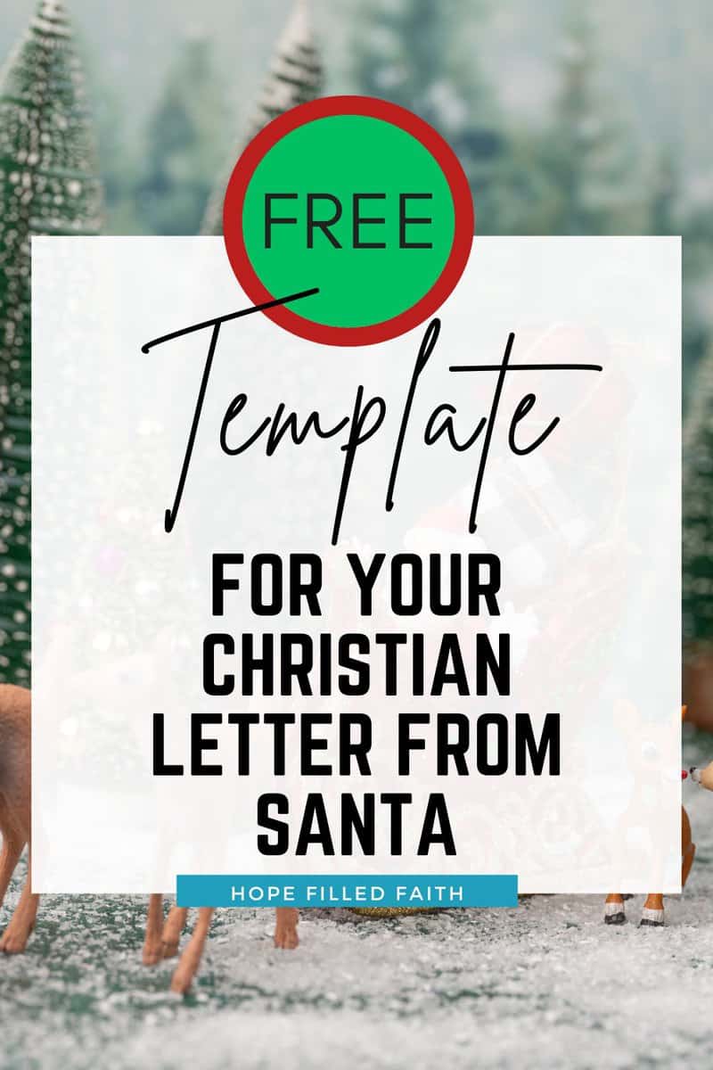 Free Printable Christian Letter From Santa Claus - PDF Or Canva Template