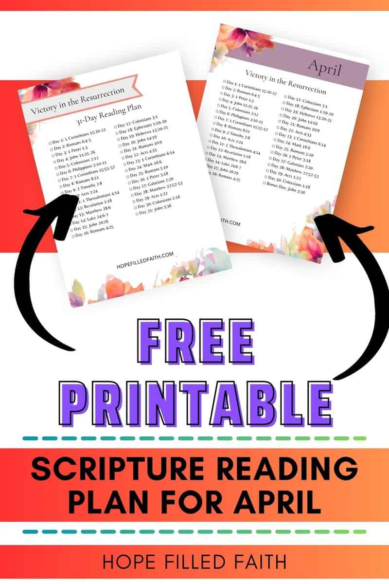 31 Bible Verses For April: Victory In The Resurrection