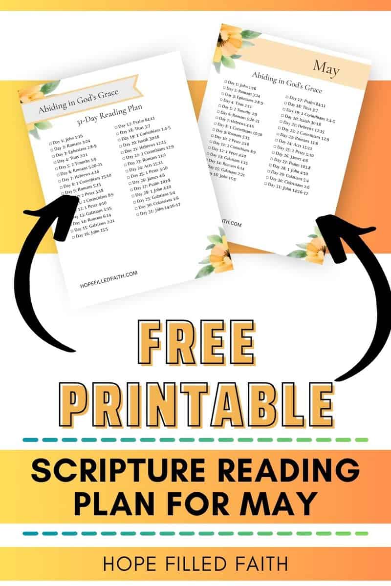30+ Bible Verses For May: God’s Powerful Grace