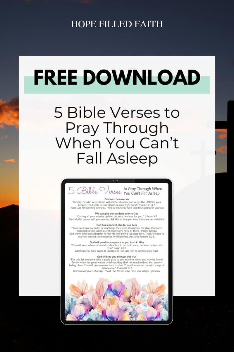 5 Bible Verses For Sleep: Praying Through Restless Nights